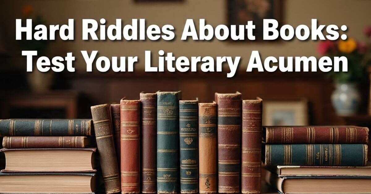 80+ Riddles About Books With Answers