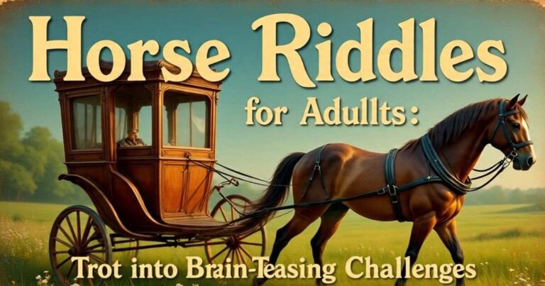 80 + Riddles About Horses With Answers Challenging