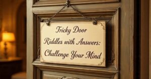 100+ Riddles About Doors With Answers For Kids And Families