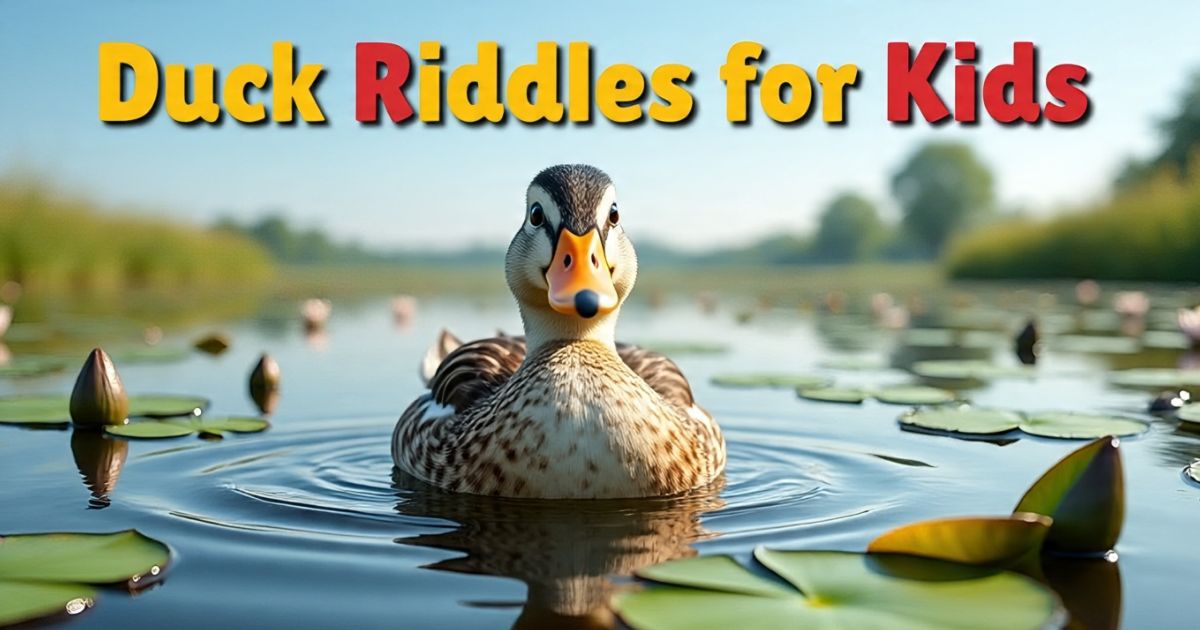120+ Best Riddles About Ducks To Test Your Wits