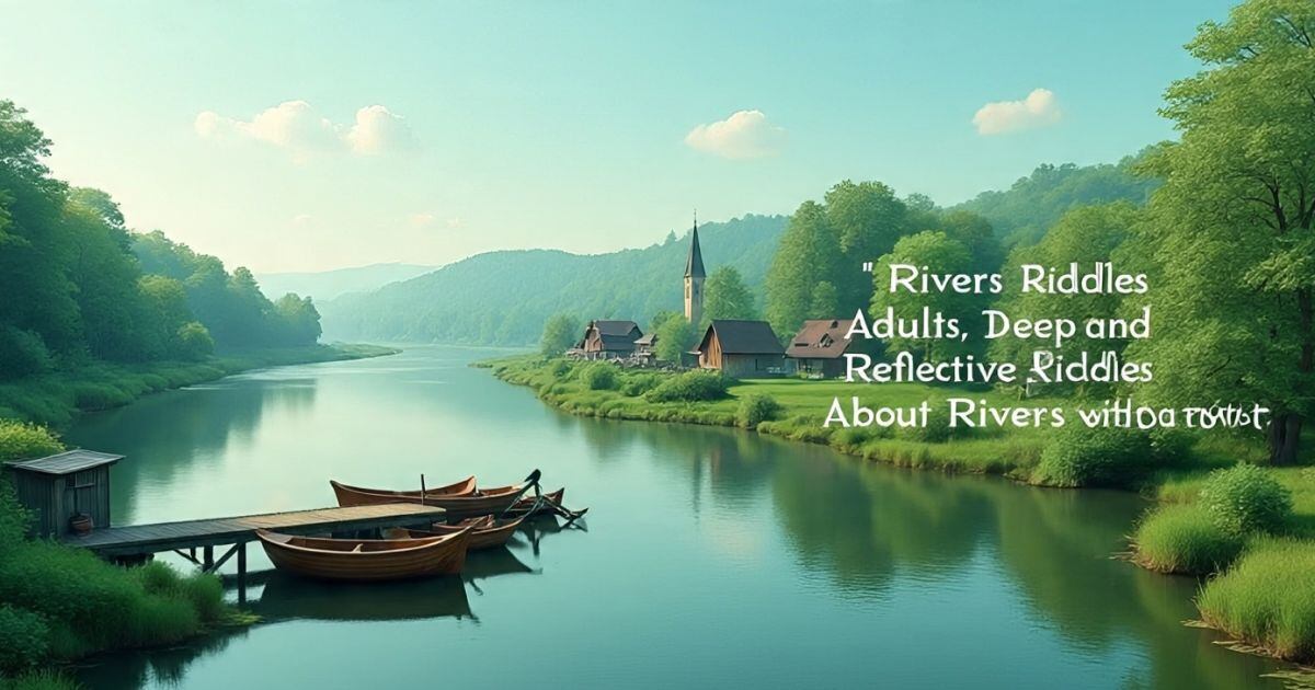 90+ Mind Bending Riddles About Rivers You’ve Never Heard Before