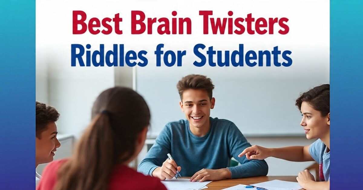 Top Brain Twisters Riddles For Kids & Adults. Funny, Hard And Smart ...