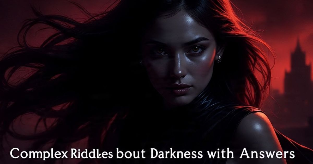Unlock The Shadows: 30 + Riddles About Darkness With Answers