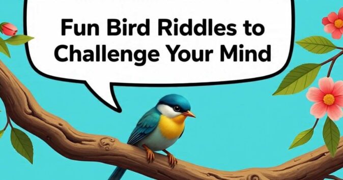 40+ Best Bird Riddles With Answers To Test Your Mind