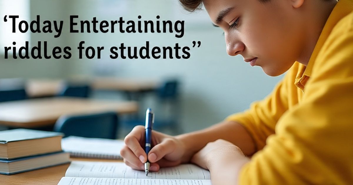 Entertaining Riddles For Students: Fun, Easy & Engaging Classroom Brain ...